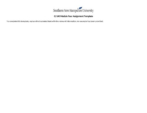 Module Four Assignment An Example Has Been Provided Audience Internal Or External