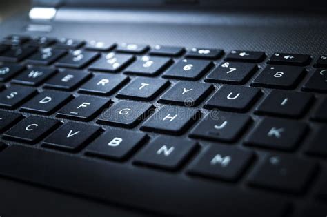 Blue Computer Keyboard Macro Stock Image Image Of Equipment Freelancer 145143271