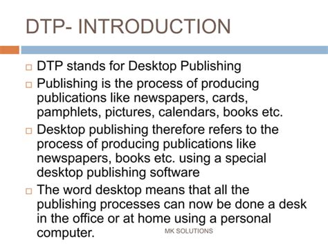 desktop publishing pptx