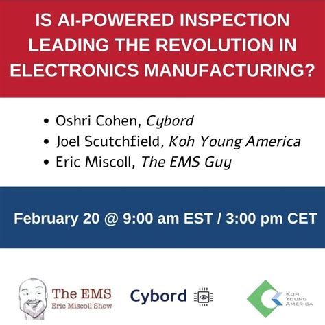 Ai Electronicsmanufacturing Inspection Traceability… Cybord