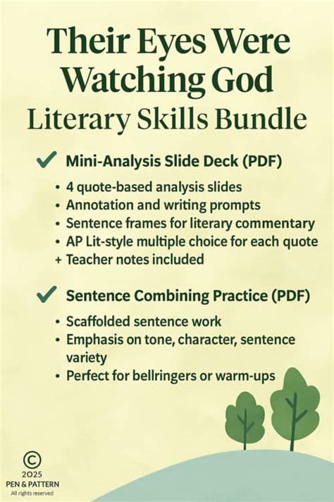 Their Eyes Were Watching God Analysis And Sentence Combining By Pen And Pattern