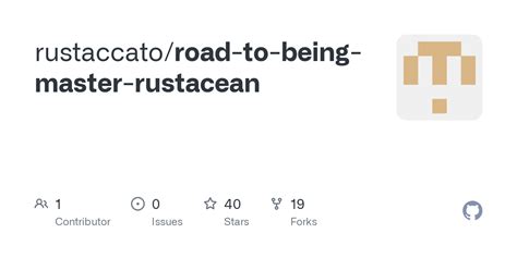 Road To Being Master Rustaceancommand Line Rustpdf At Main