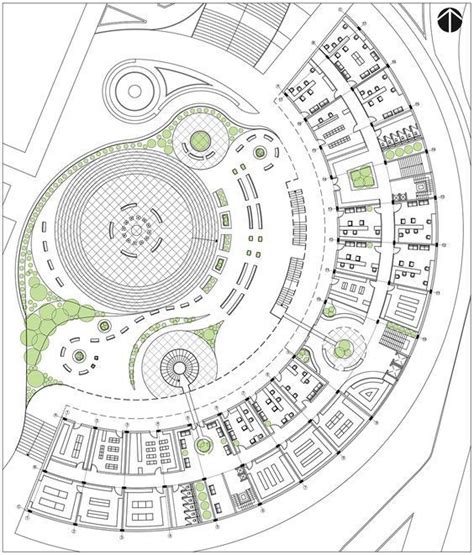 Layout Plot Office Building Dwg File Artofit