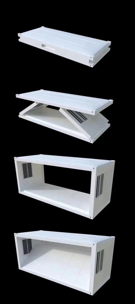 Storage Unit Modular Foldable Container Black Free Delivery Mainland Uk Kamaachi