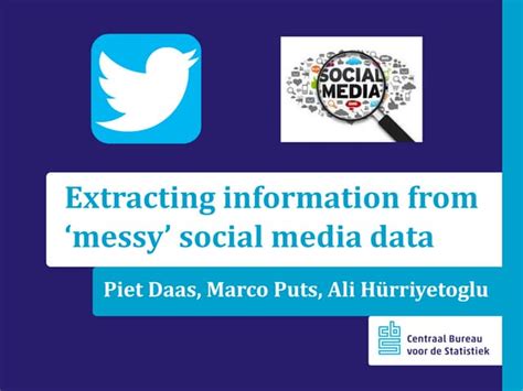 Extracting Information From Messy Social Media Data Pdf Social Networking Internet