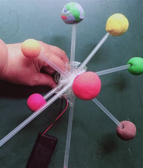 动态太阳系模型的制作 科学 科普 好看视频