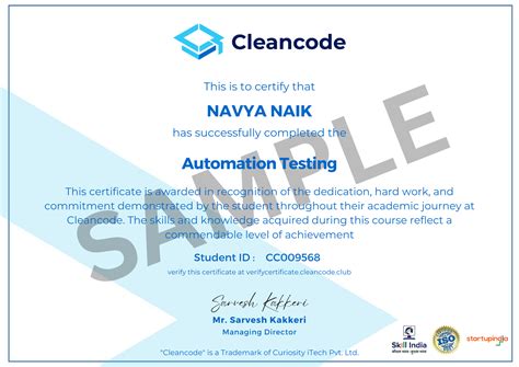 Automation Testing Bootcamp Program By Cleancode Fees Syllabus Certifications Placements