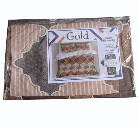 Polyster Brown Polyester Double Bed Sheet At ₹ 299set In Panipat Id