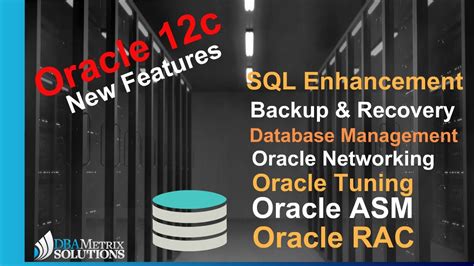Oracle 12c Database New Features Dbametrix Youtube