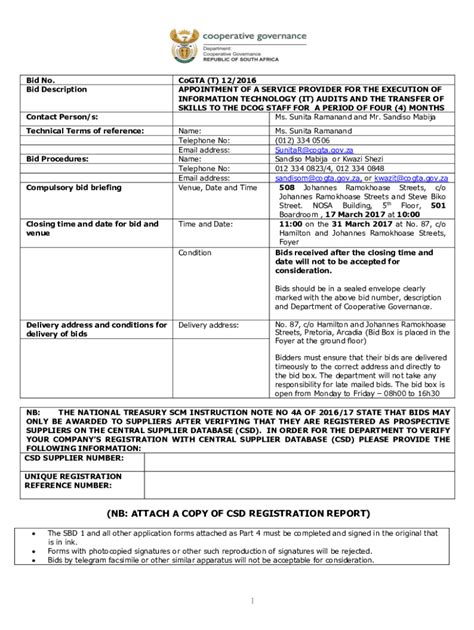 Fillable Online 1 NB ATTACH A COPY OF CSD REGISTRATION REPORT Fax Email Print PdfFiller