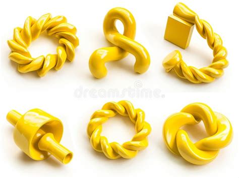 The 3d Rendering Shows Simple Geometric Shapes Primitives And Abstract Objects These Colorful