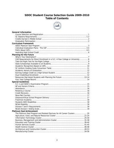 South Carolina Uniform Grading Scale Gpa Conversion Chart Ponasa