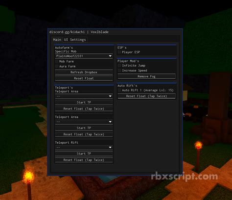 Voxlblade Auto Farm Player Esp Infinite Jump Scripts Rbxscript