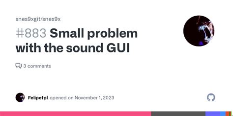 Small Problem With The Sound Gui · Issue 883 · Snes9xgitsnes9x · Github