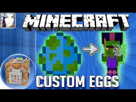 Minecraft PE How To Make Custom Spawn Eggs Using Command Blocks Only YouTube
