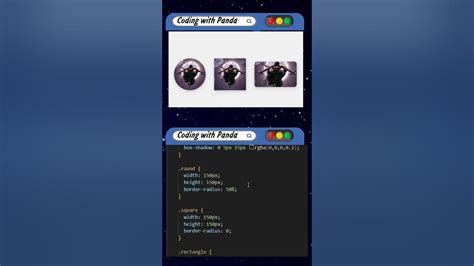 How To Shape Images In Html And Css Round Square And Rectangle Styling Tutorial How Top Youtube