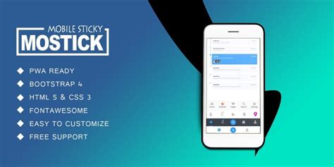 mostick mobile sticky navbar by pixathemes codester