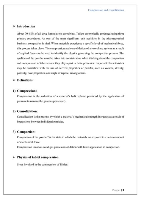 Compression And Compaction Physics Of Tablet Compression Pdf