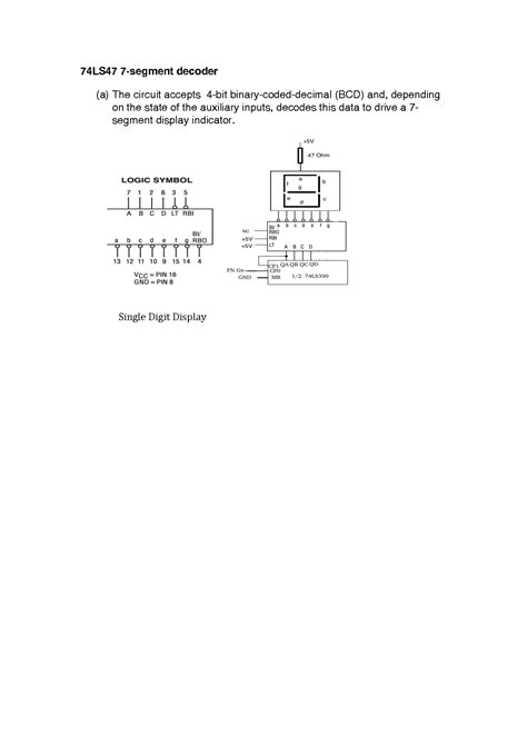 SOLUTION Electronics Lab Guide Decoder And Segment Display Studypool