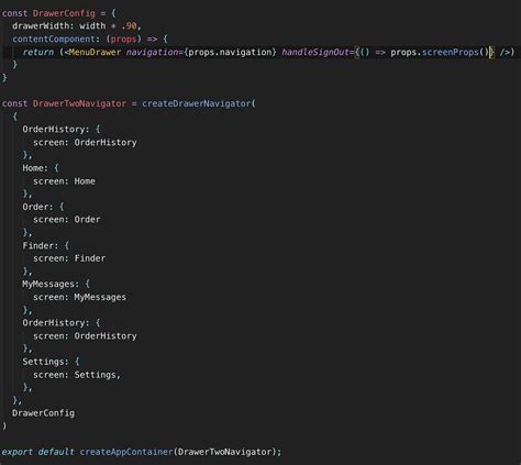 React Native — Passing Props Down To Custom Drawernavigator Screen