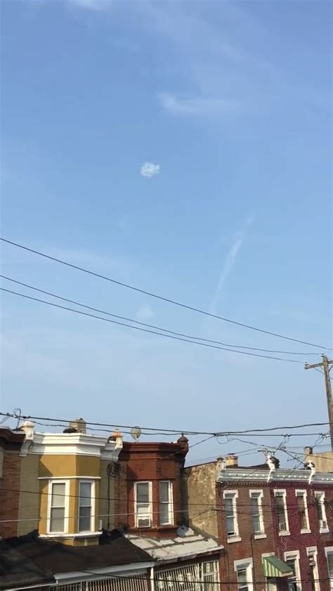 Man Records Video Of Intelligently Moving Cloud From His Bedroom Window South Philly Pa Usa