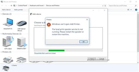 Fix Print Spooler Service Not Running After Windows Update