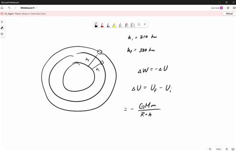 A 4500 Kg Spaceship Is In A Circular Orbit 210 Km Above The Surface Of