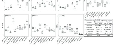 comparison of relative gene expression encoding several major enzymes