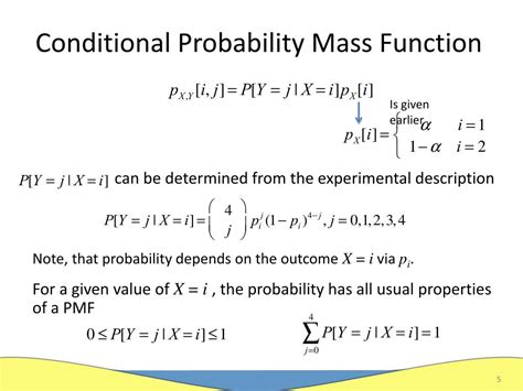 Probability Mass Function
