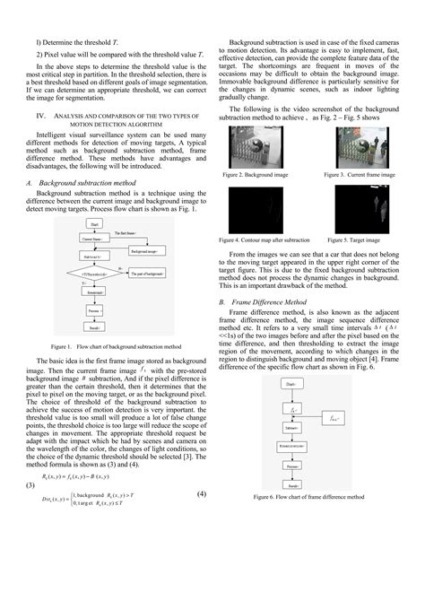 A Moving Target Detection Algorithm Based On Dynamic Background Pdf