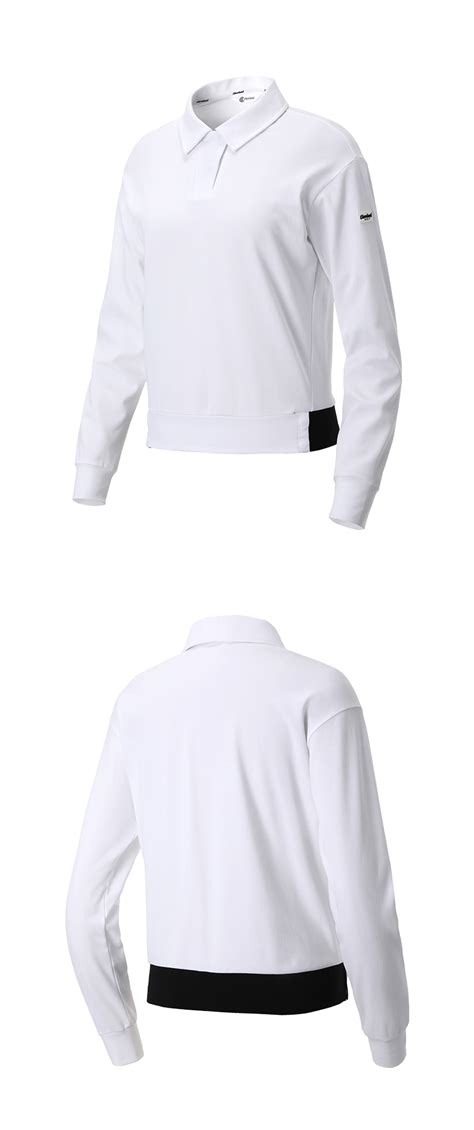 클리브랜드 골프웨어 클리브랜드골프 면pq 루즈핏 밑단블루종 여성 긴팔 골프티셔츠골프웨어cgwts31526