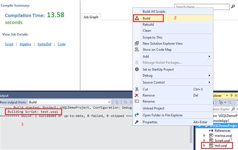 Azure Pipelines Usql Msbuild Composite Build Output Stack Overflow