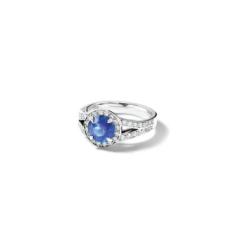 Mia Ring 18ct White Gold Sapphire And Diamond Cassandra Goad