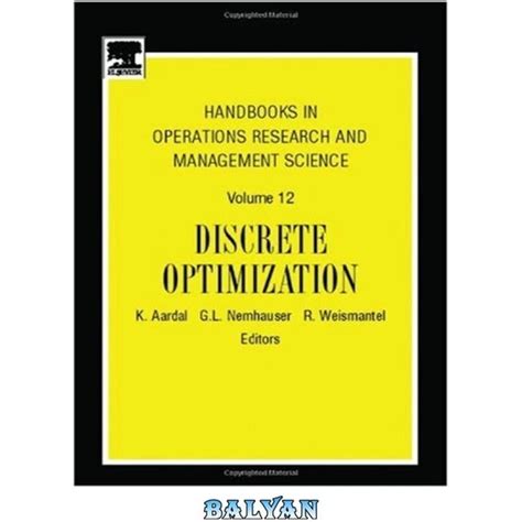 خرید و قیمت دانلود کتاب Discrete Optimization ترب