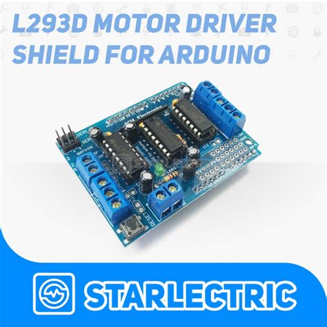 Jual L293D Motor Driver Shield Arduino Shopee Indonesia