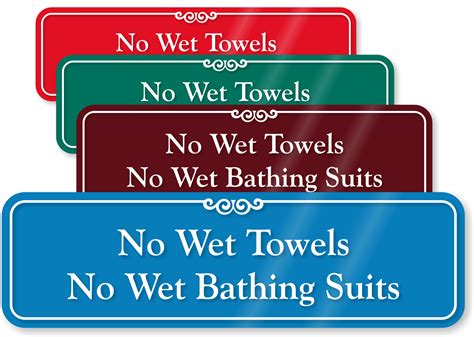 Proper Swimwear Required Pool Signs Off Swimsuit Requirement Signs