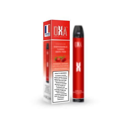 Buy Oxa Double Strawberry Raspberry 1500 Puffs 0mg Online In Kuwait