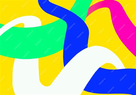 Premium Vector Overlapping Rounded Curves Celebration Abstract