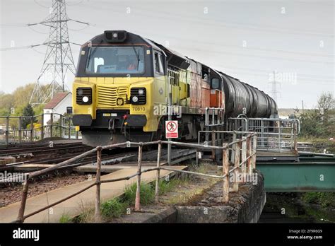 Colas Rail Freight Class 70 Loco 70810 Hauling The 1005 Colas Ribble
