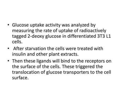 Glucose Uptake Assay Pptx
