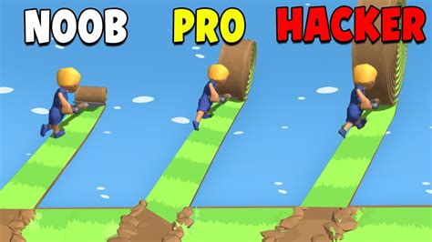 NOOB Vs PRO Vs HACKER In Shortcut Roll YouTube