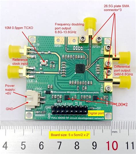 Adf5355 V3 13 6ghz Rf Signal Generator Core Board Supports Sweep Frequency Pe66 Ebay