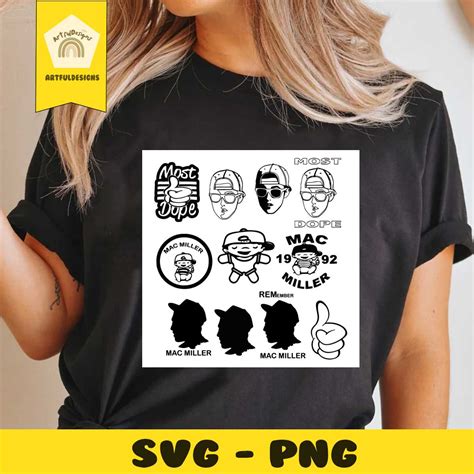 20 Mac Miller Vector Bundle Mac Miller Svg Mac Miller Silh Inspire Uplift