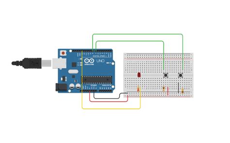 Circuit Design Ripasso Pull Up E Pull Down Tinkercad