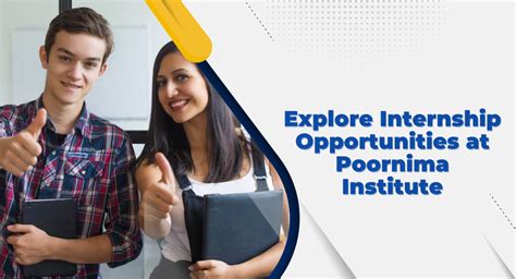Explore Internship Opportunities At Poornima Institute My Website