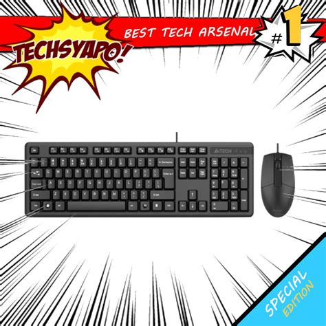 A4tech KK 3330 Multimedia FN Desktop Keyboard Mouse Combo Office Keyboard And Mouse Combo
