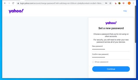 How To Change Yahoo Mail Password From A PC Android Or IPhone