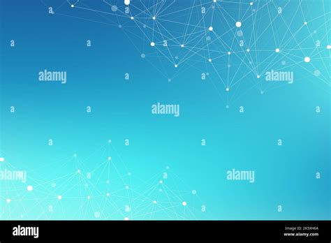 Geometric Graphic Background Molecule And Communication Big Data Complex With Compounds Lines