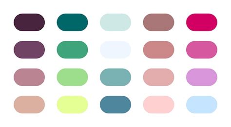 Premium Vector Color Palette Guide Color Swatches