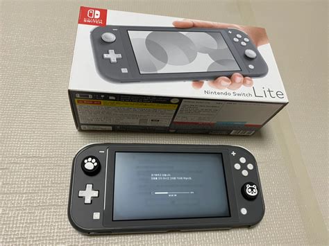 닌텐도스위치라이트 그레이 당근 중고거래